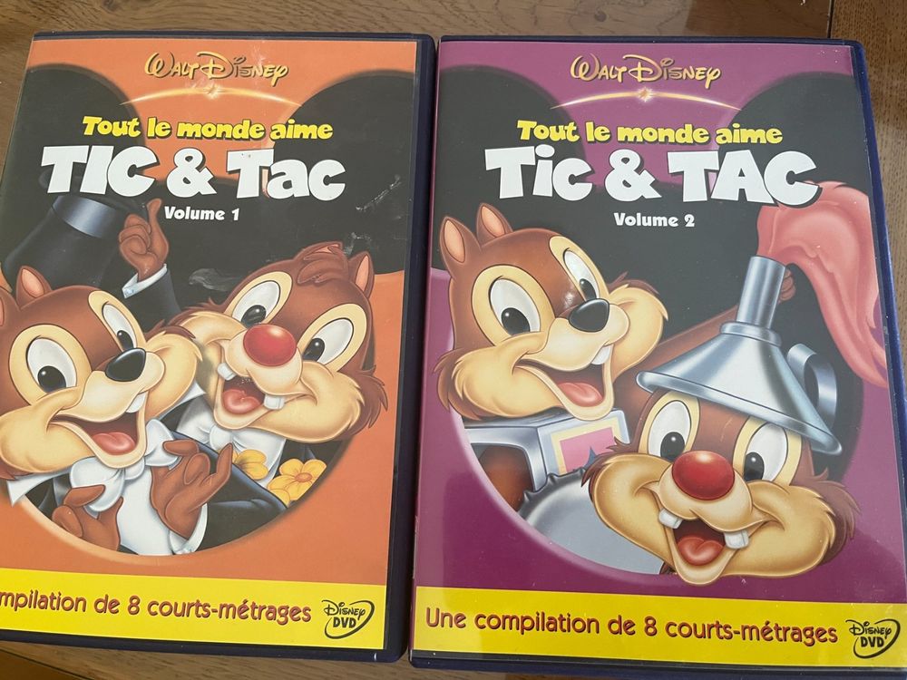 Tic & Tac Volumes 1 et 2 (2 DVD, Disney) (Gebraucht) in Vevey für CHF 6 – mit Lieferung auf ...