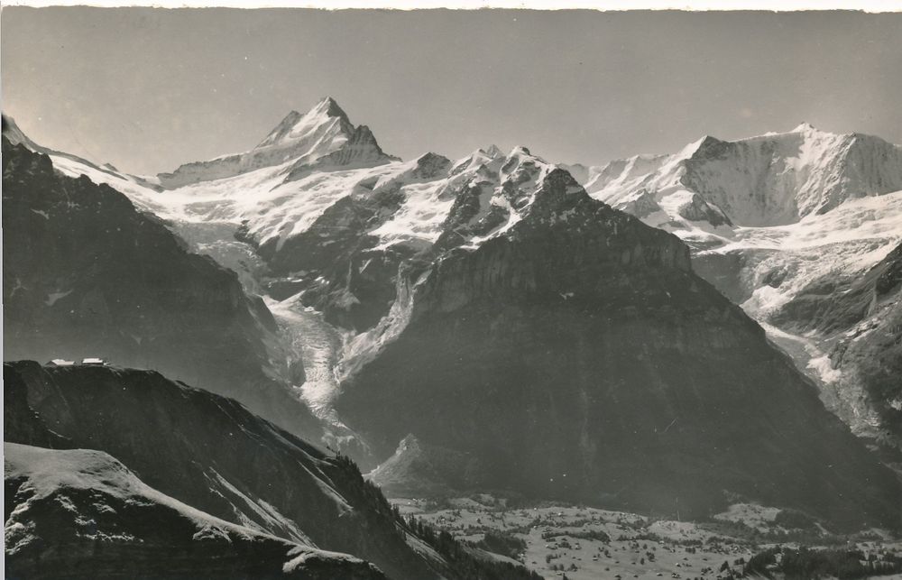 E. Gyger / Grindelwald Bergstation Firstbahn gel. 1953 | Kaufen auf Ricardo
