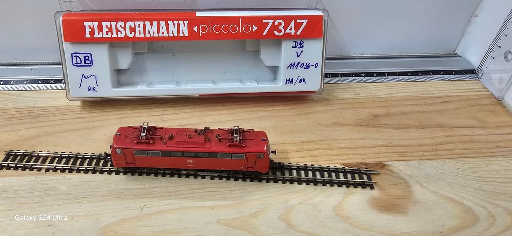 Spur N Fleischmann Piccolo 7347 Elektrolokomotive 111 (Gebraucht) in Brislach für CHF 45 – mit ...