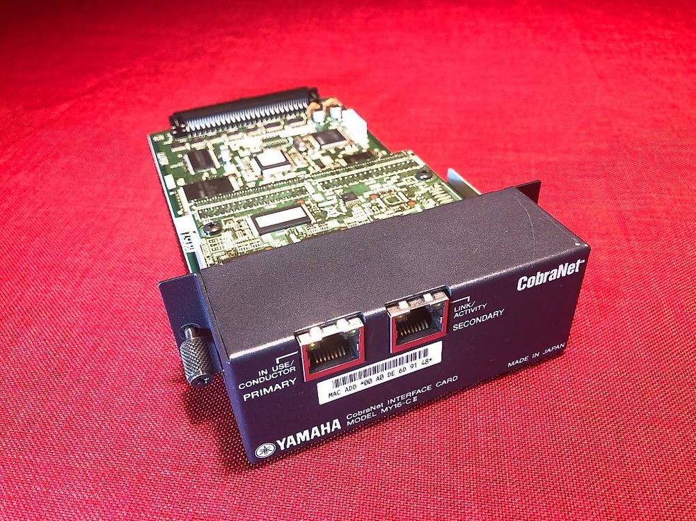 YAMAHA CobraNet Interface Card MY16-CII (1 von 2) (Gebraucht) in Zürich ...