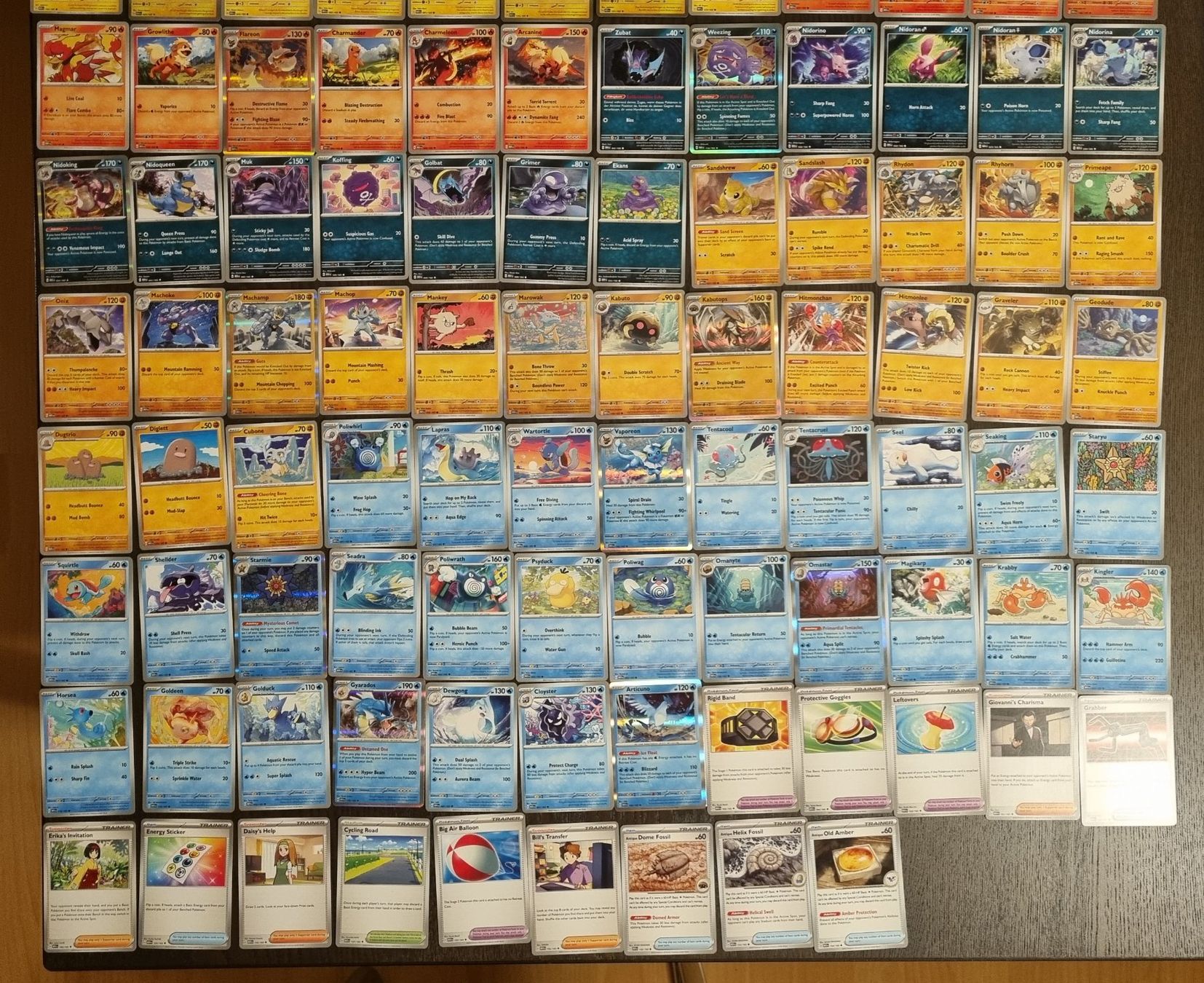 Pokémon 151 (MEW) "Masterset"- Alle 153 Normalen Karten 🇺🇸 (Gebraucht ...