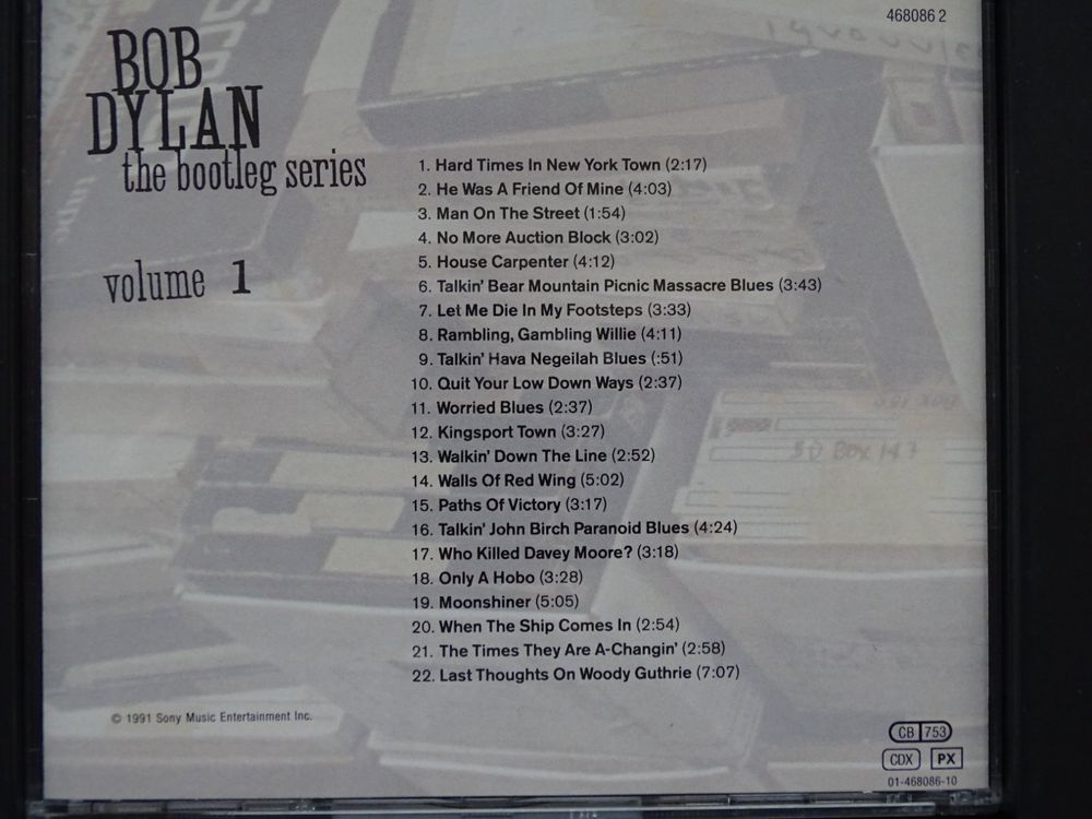Bob Dylan Bootleg 1-3 CD mit Booklet Set (Gebraucht) in Hirzel für CHF ...