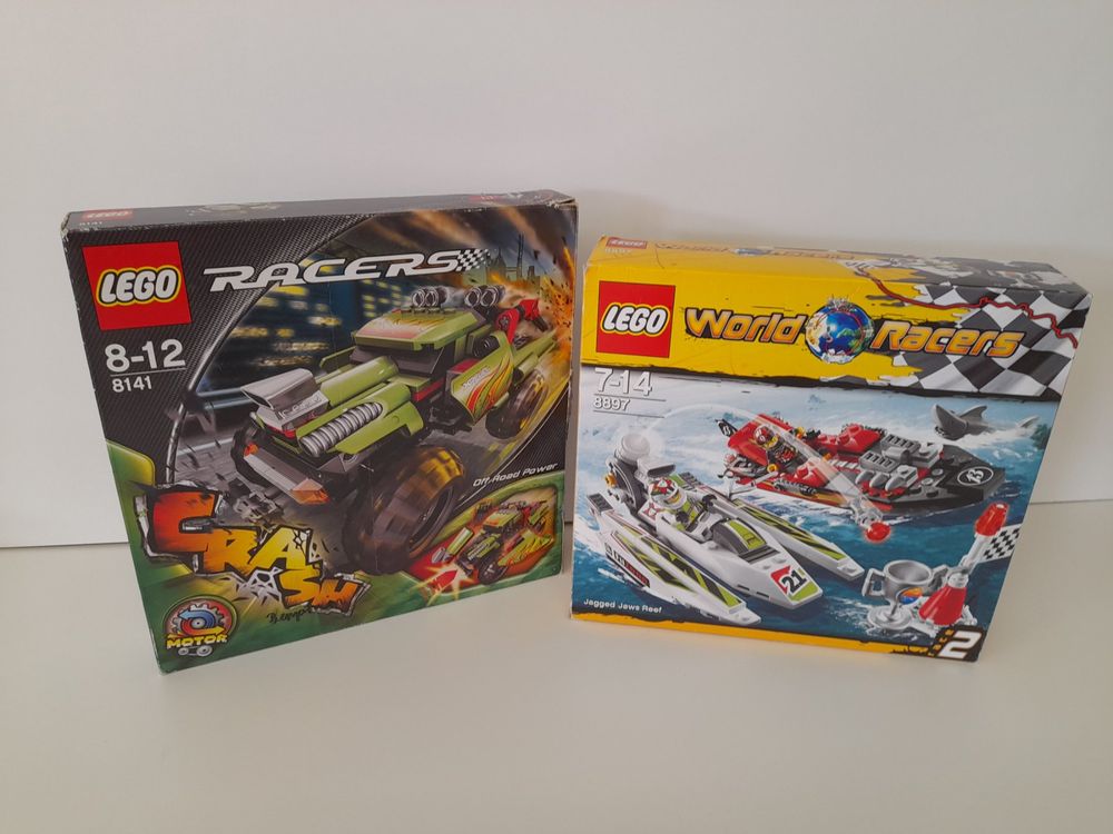 Lot de 2 Legos racers et World Racers | Kaufen auf Ricardo