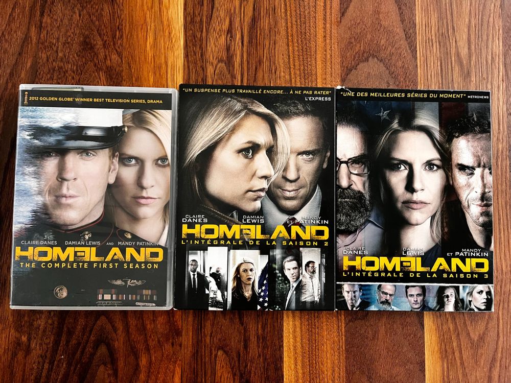 Coffret Homeland Saisons 1 2 3 DVD Série Intégrale Occasion (Gebraucht ...