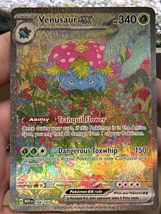 Pokemon 151 Venusaur ex Alt Art Booster Fresh (Neu (gemäss Beschreibung ...