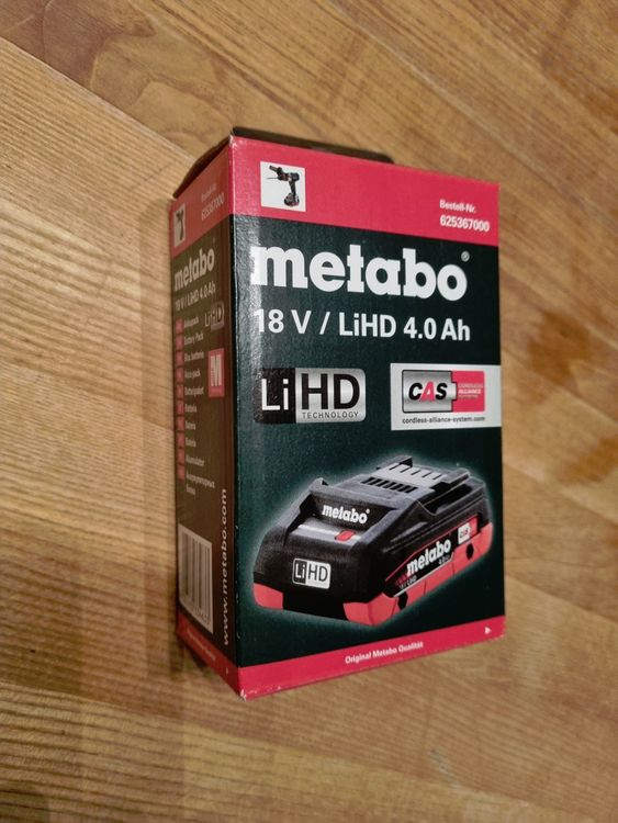 Matabo LIHD 18 Volt 4Ah Akkupack 1Stk. | Kaufen auf Ricardo