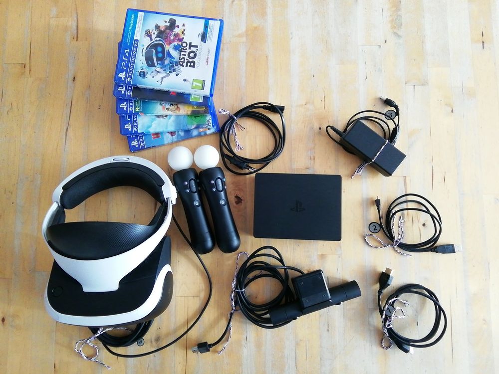 Ps4 VR-SET inkl. Kamera und 5 Spiele (Gebraucht) in Niederhünigen für ...