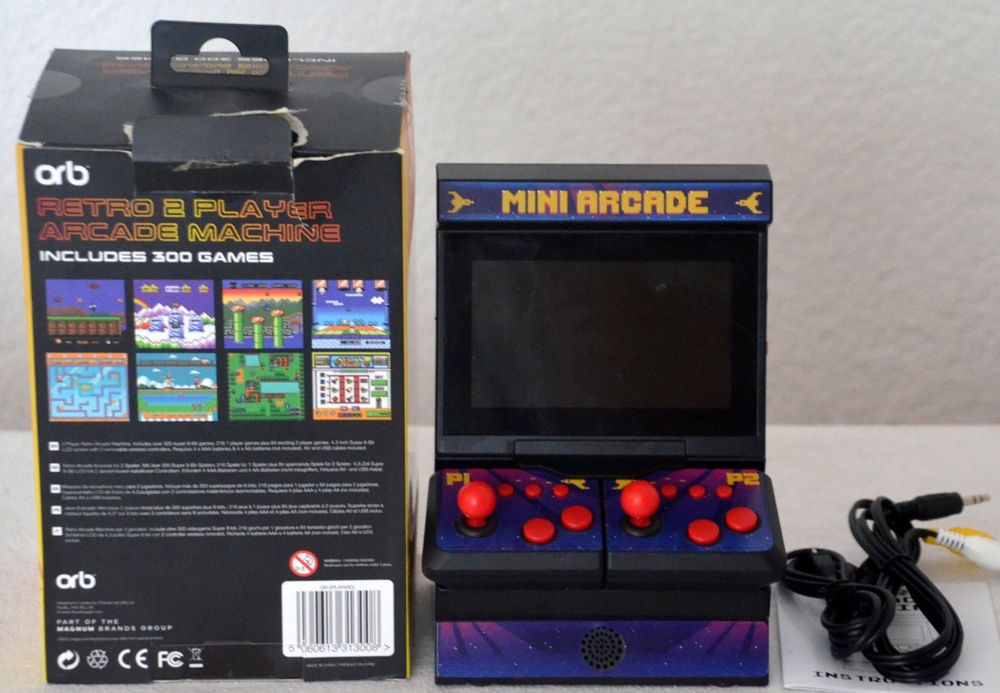 ORB - Mini Arcade 300x 8-Bit Spielen / jeux Konsole (Gebraucht) in ...