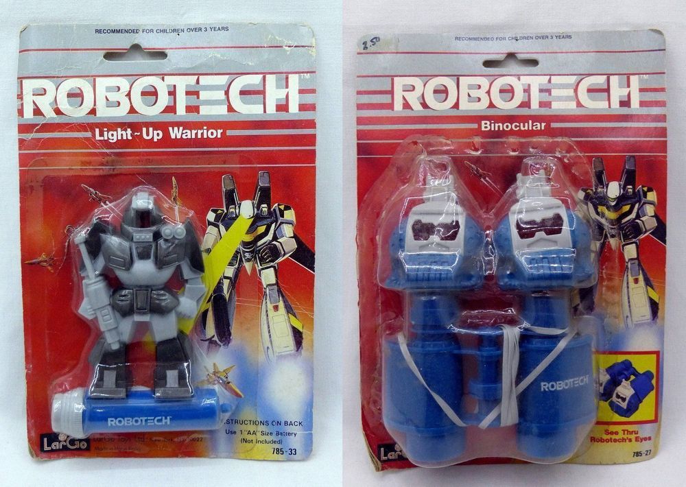 ROBOTECH LIGHT UP WARRIOR AND BINOCULAR NEW 1985 USA IMPORT (Neu und ...