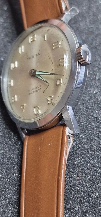 Vintage Tegra 17 Jewels Incablock Handaufzug 33mm,ref.19-303 (Gebraucht) in Bülach für CHF 4 ...