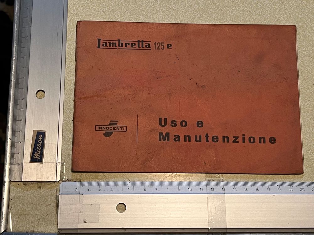 buch, heft, lambretta 125 e, betriebsanleitung 60 er jahre (Gebraucht ...