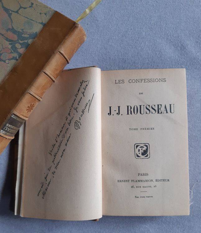 Livre : Confessions de Jean-Jacques Rousseaux, 2 tomes. (D'occasion) à ...