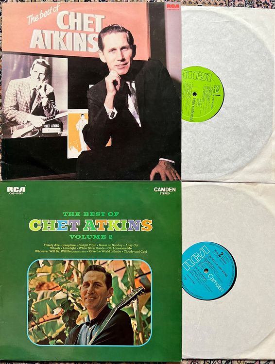 Chet Atkins – The Best Of Chet Atkins 1 & 2 LPs GEWASCHEN ♪ | Kaufen ...