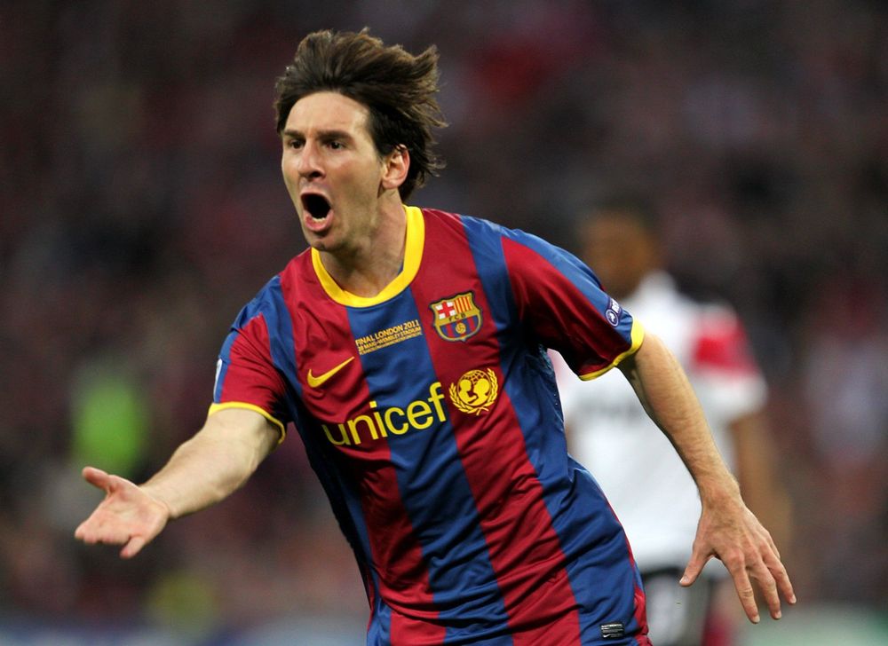 Lionel Messi - FC Barcelona Champions Finale 2011 - Signiert | Kaufen ...