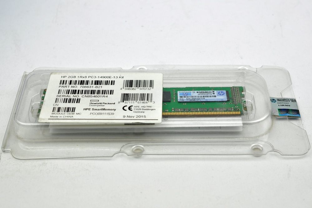RAM 708631-B21 HP 2-GB für Server Proliant SDRAM DIMM Neu (Neu und ...
