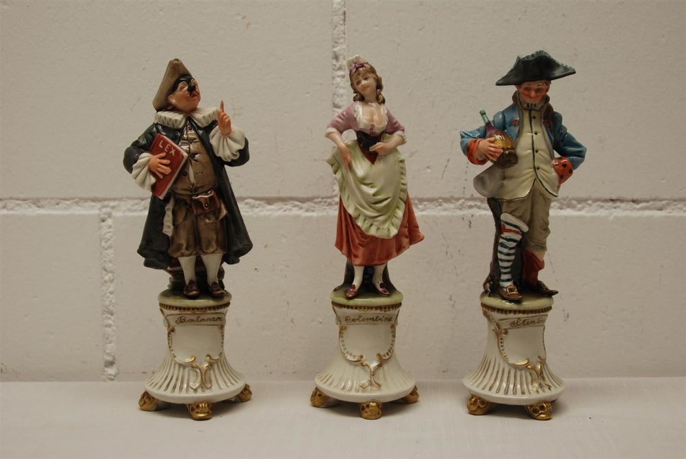 3 Porzellan-Figuren, um 1970 (Gebraucht) in Schlieren für CHF 36 – mit ...