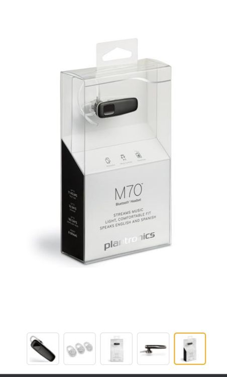 Plantronics M70 Bluetooth-Headset, kabellos, freihändig (Neu (gemäss ...