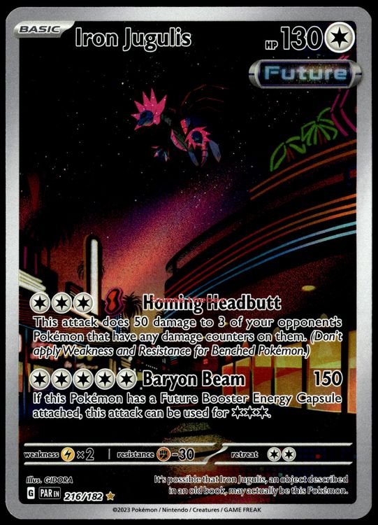 Pokémon Eisenhals Iron Jugulis/ Illustration Rare / NM / EN (Gebraucht ...