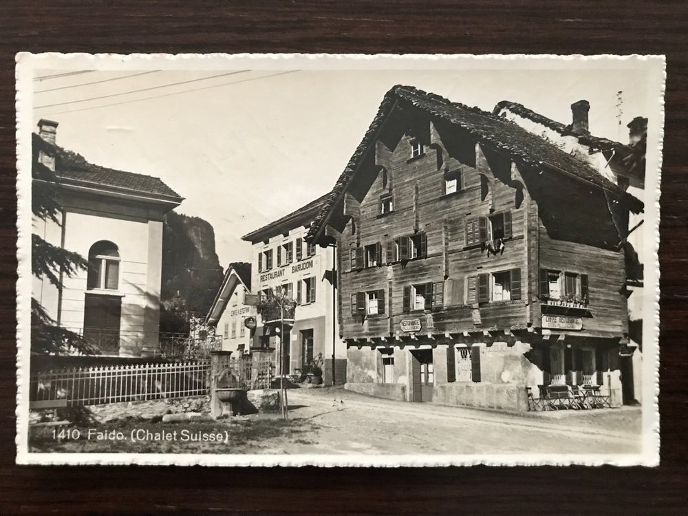 Faido CHALET SUISSE, HOTEL BARUDONI, CAFE STEFANI, FELDPOST | Kaufen ...