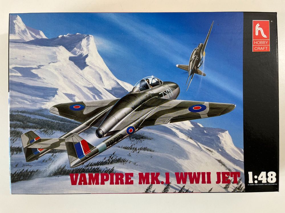 Hobbycraft 1/48: Vampire MK.1 (Neu und originalverpackt) in Yverdon-les ...