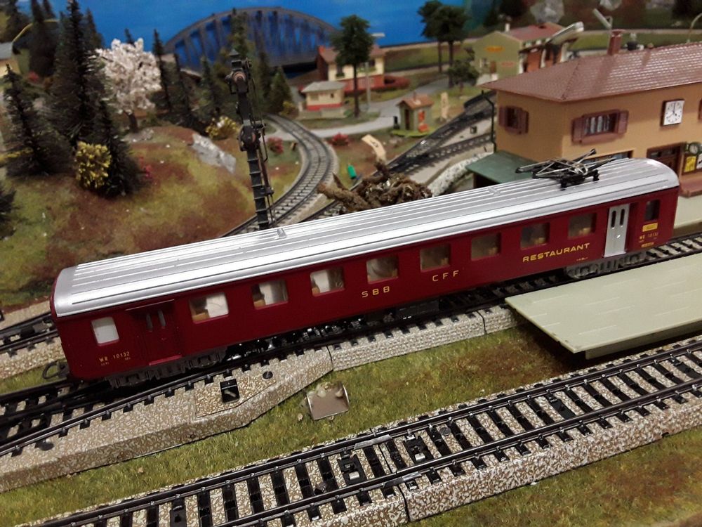Modelleisenbahn _ Restaurant Wagen _ SBB CFF _ Spur H0 (Gebraucht) in Uerikon für CHF 15 – mit ...