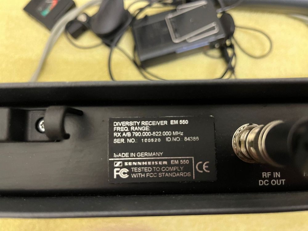 Sennheiser EM550+SKM500+SK500 Komplettset FREQ: 790-822.000 (Gebraucht ...