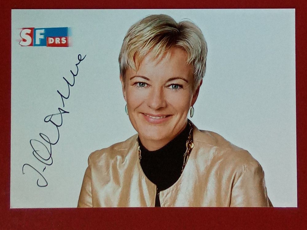 Ingrid Deltenre SF DRS Autogramm Fotopostkarte 10x15cm | Kaufen auf Ricardo