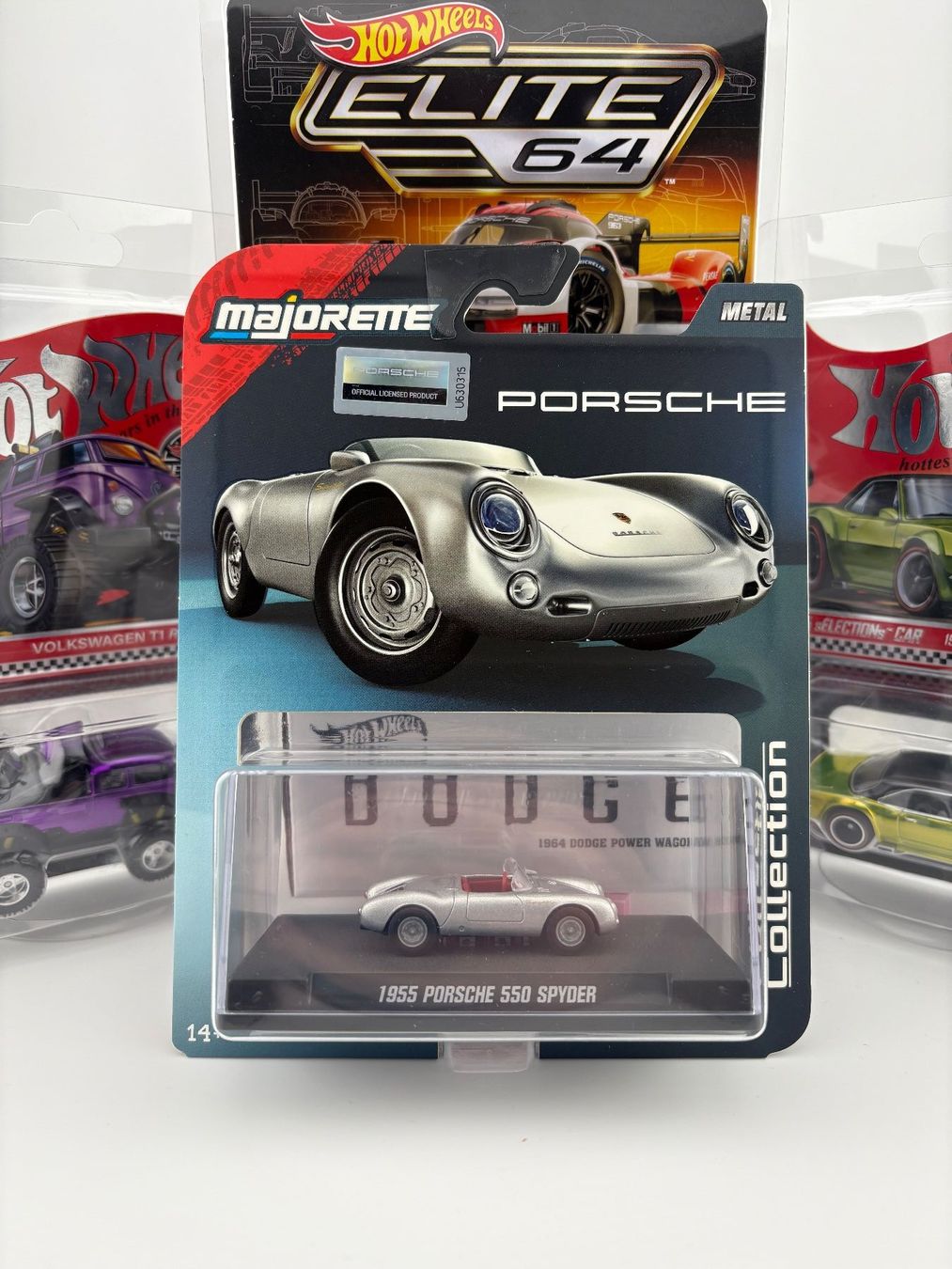 Majorette Collection 1955 Porsche 550 Spyder im Acrylcase (Neu und ...