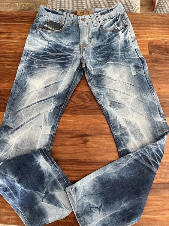 Justing Jeans, coole Sommer-Hose mit Knöpfen , W30 (Neu (gemäss ...