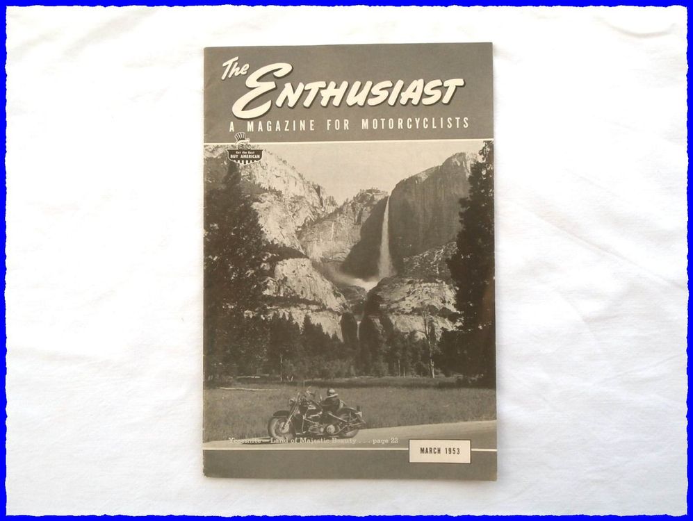 The ENTHUSIAST - März 1953 - Harley Davidson Magazin (Gebraucht) in ...