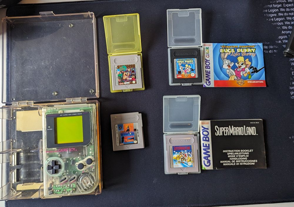 Game Boy Transparent mit 4 Spielen (Gebraucht) in Frauenfeld für CHF ...