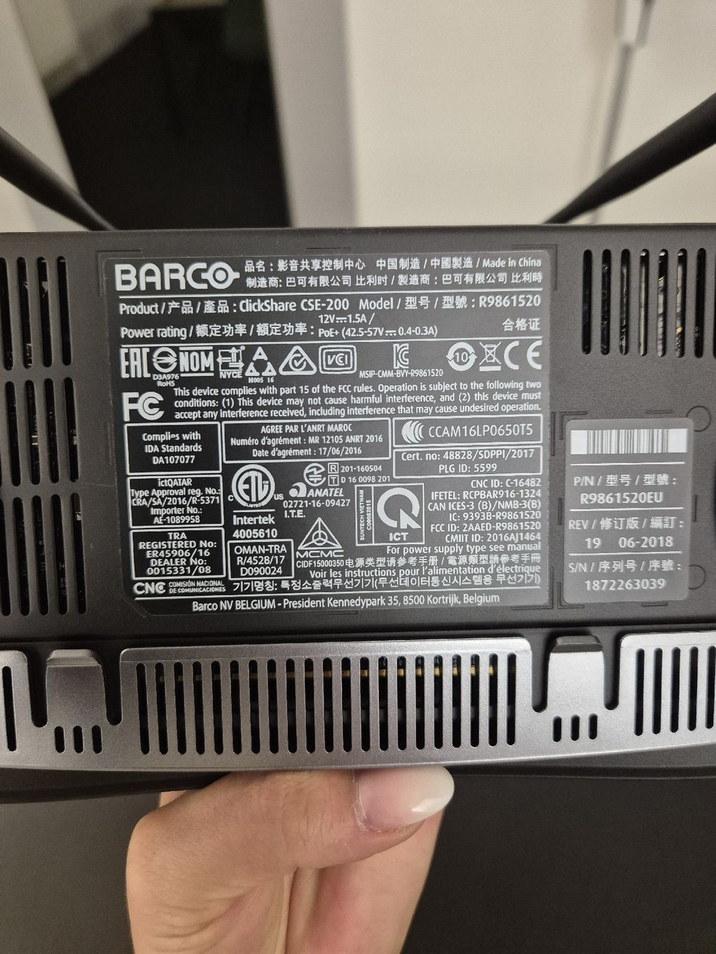 Barco ClickShare CSE-200 mit 4 Button (Gebraucht) in Wiesendangen für ...