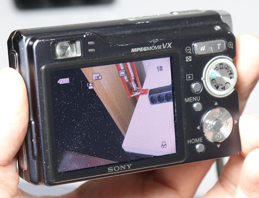 Sony Cybershot DSC-W80 (ohne Akku, Staub im Display) 7.2MP (Gebraucht ...