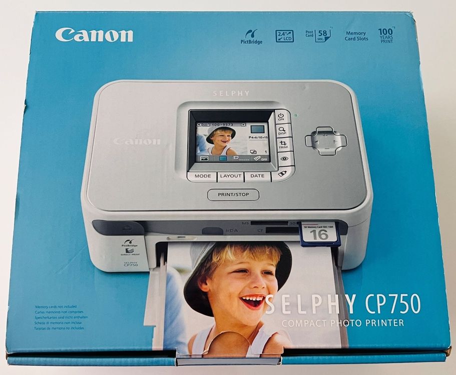 Canon Selphy CP 750 (Gebraucht) in Peseux für CHF 16 – mit Lieferung auf Ricardo kaufen