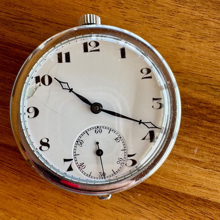 Vintage Mechanical Pocket Watch Visible Movement Serviced (Gebraucht ...