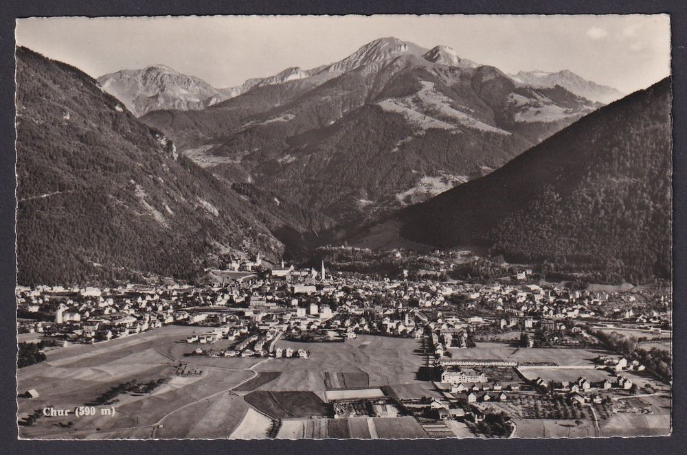 Postkarte von CHUR GR, tolle Ansicht von 1949 (Gebraucht) in Ebikon für ...