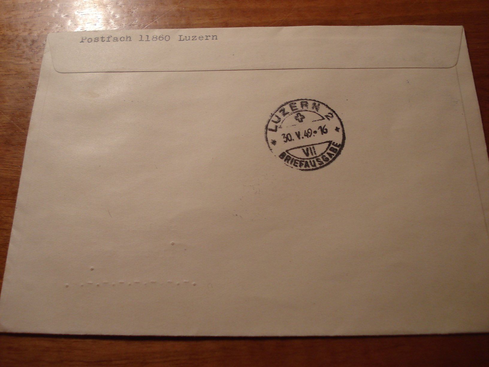 Sonderbrief 1949, 100 Jahre Schweizer Post, gelaufen (Gebraucht) in ...