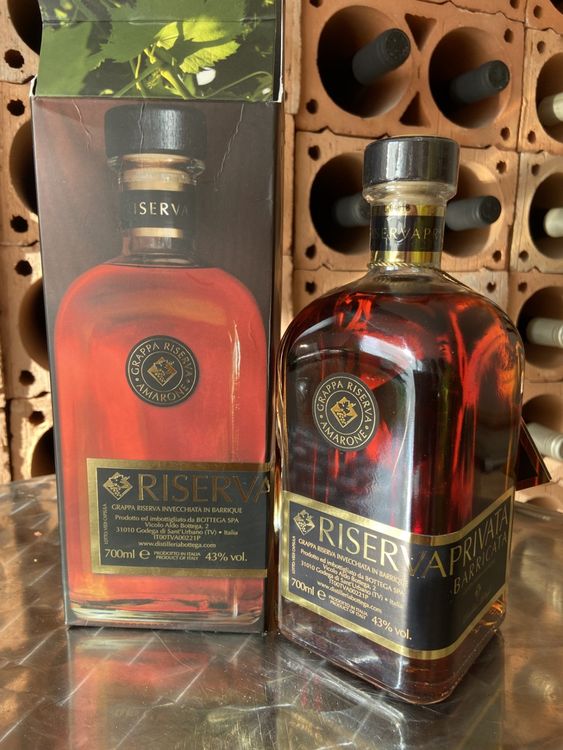 1 Flasche Grappa Riserva Privata Barricato Amarone (Neu (gemäss ...