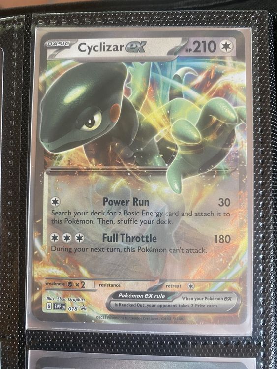 Pokemon Cyclizar EX 018 Promo Karte (Neu (gemäss Beschreibung)) in ...