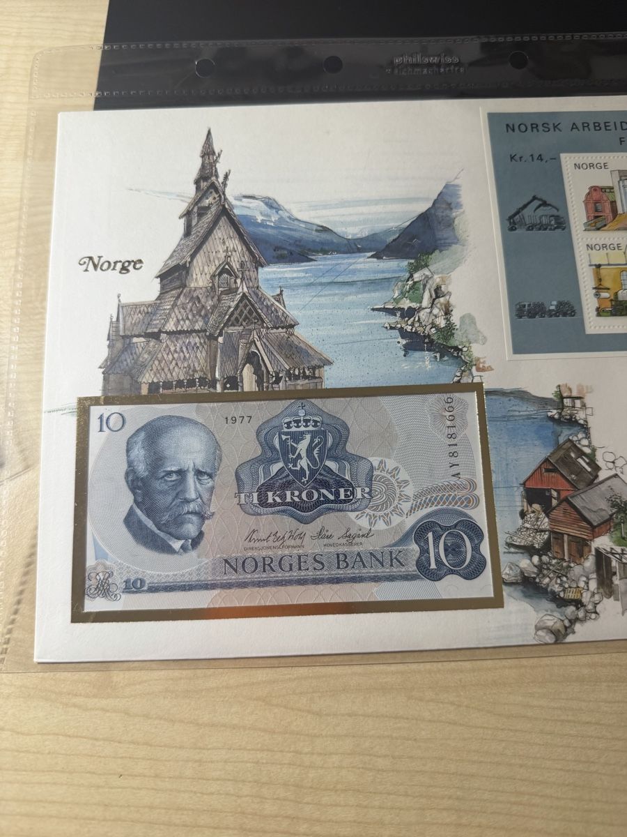 Originale Norwegische Banknote 10 Kronen, Top Zustand! (Neu (gemäss ...