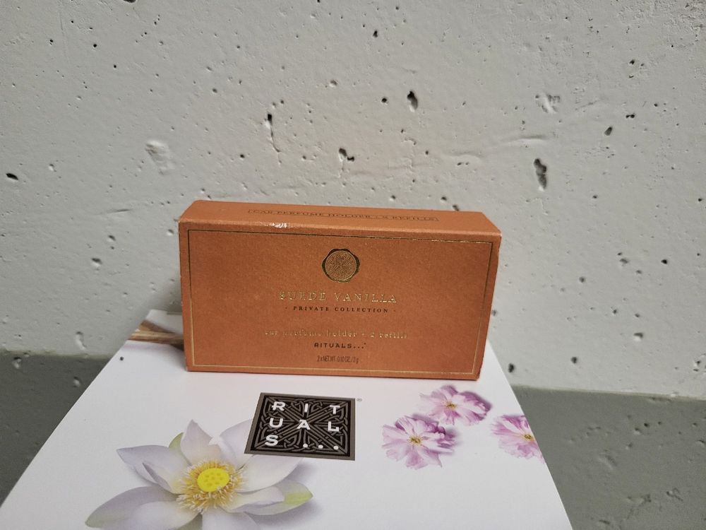 Rituals Car Auto-Lufterfrischer Suede Vanilla Halter+Refill (Neu und ...