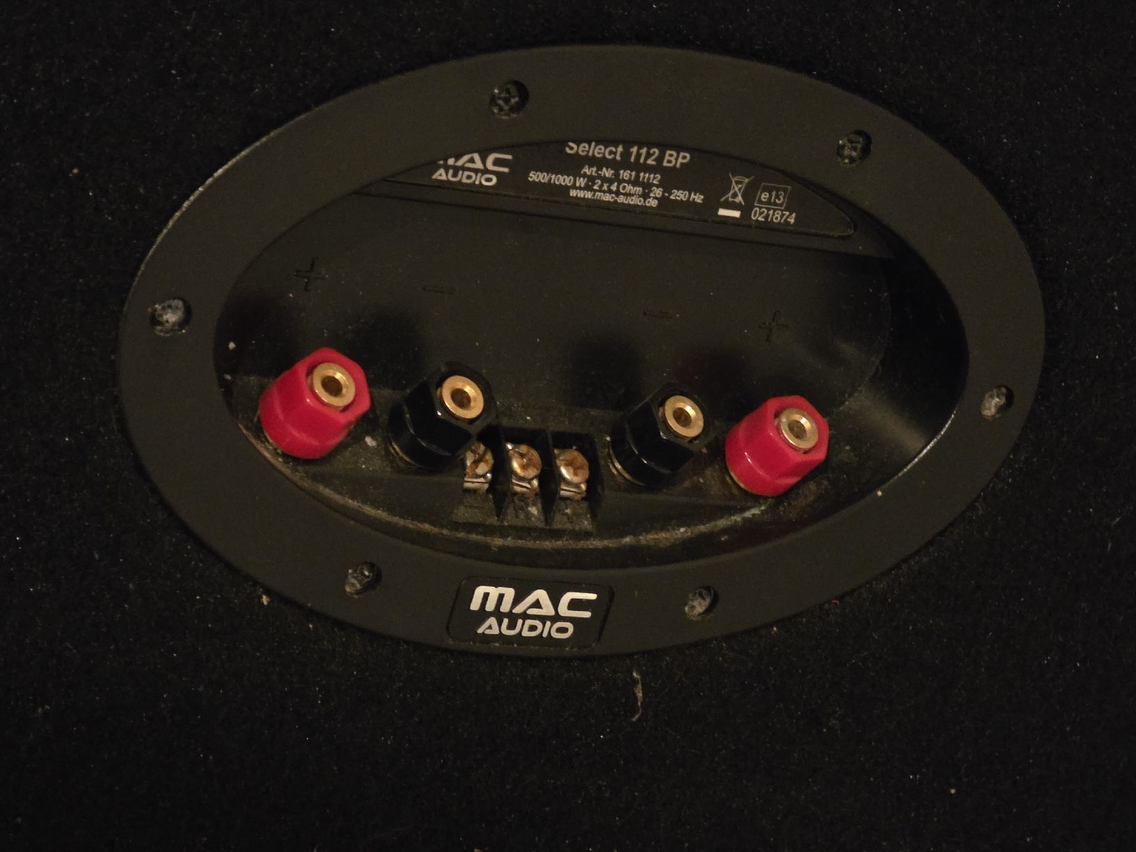 MAC AUDIO Select 12 – Subwoofer in Select 112 B.P. Bassbox (Gebraucht ...