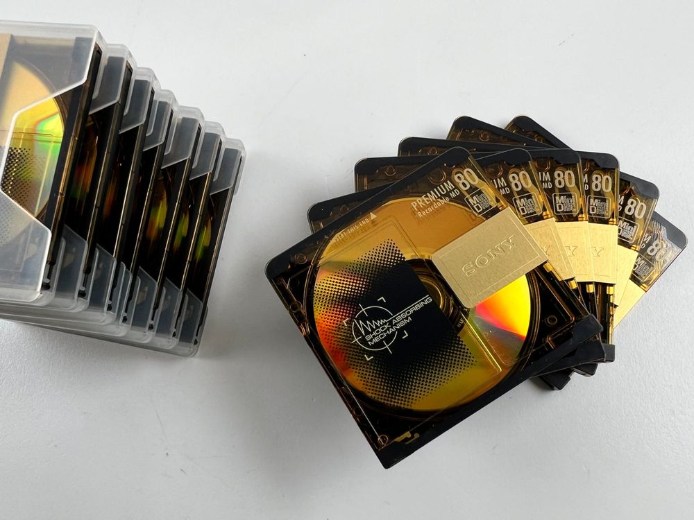 SONY 80 - Mini Disc - GOLD B - gereinigt, gelöscht, getestet (Gebraucht ...