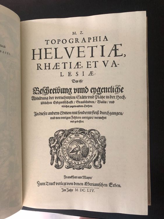 Merian Schweiz 1654 Neudruck 1960 (Gebraucht) in Pfäffikon ZH für CHF ...