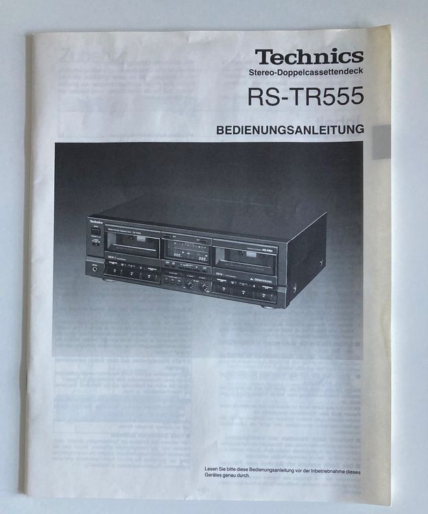 Technics RS-TR555 Stereo-Doppelcassettendeck (Gebraucht) in Zwingen für CHF 99 – mit Lieferung ...