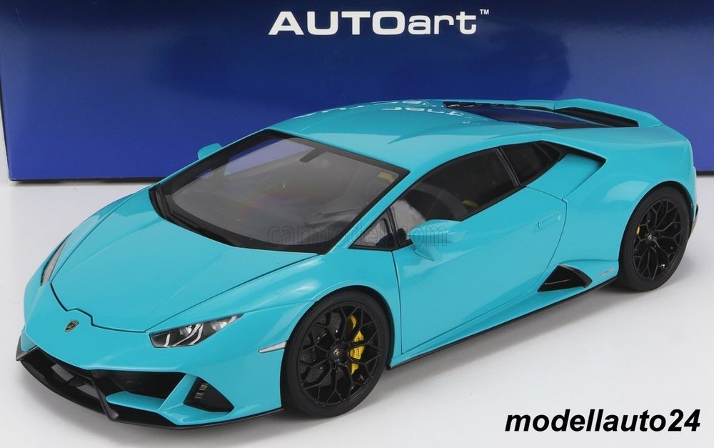 Lamborghini Huracan Evo türkis-blau 2019 / AUTOart 1:18 | Acheter sur ...