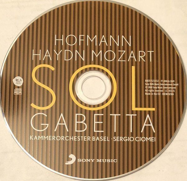 Sol Gabetta Cello HAYDN MOZART HOFMANN Classical CD signiert (Gebraucht ...