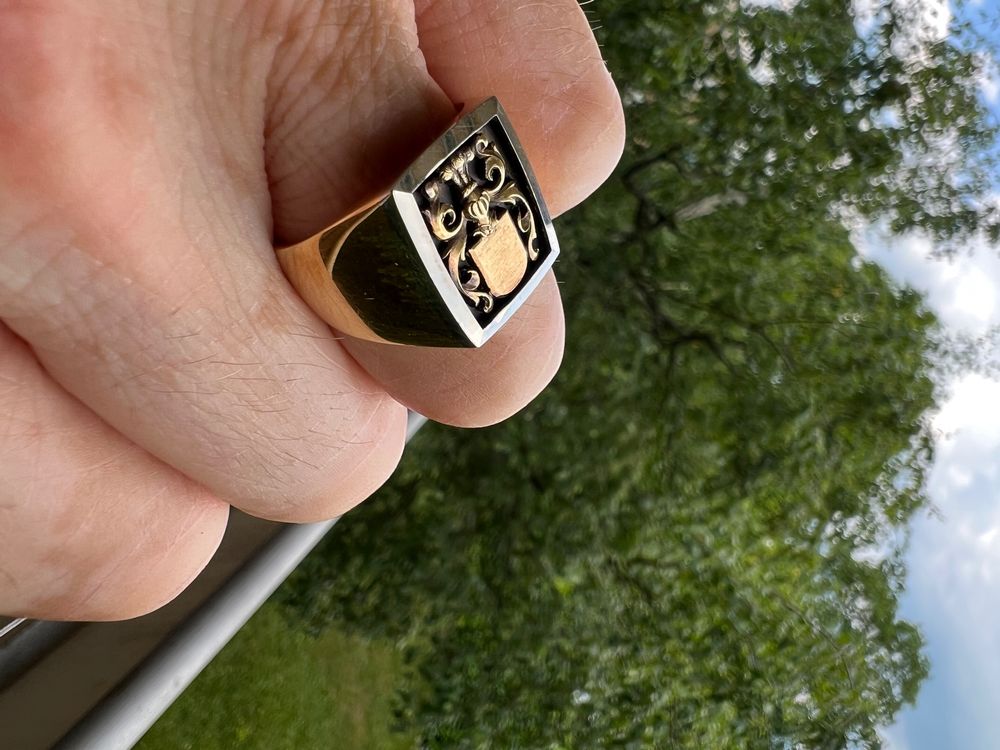 Wappen ring 18k gold (Neu (gemäss Beschreibung)) in für CHF 960 – nur ...