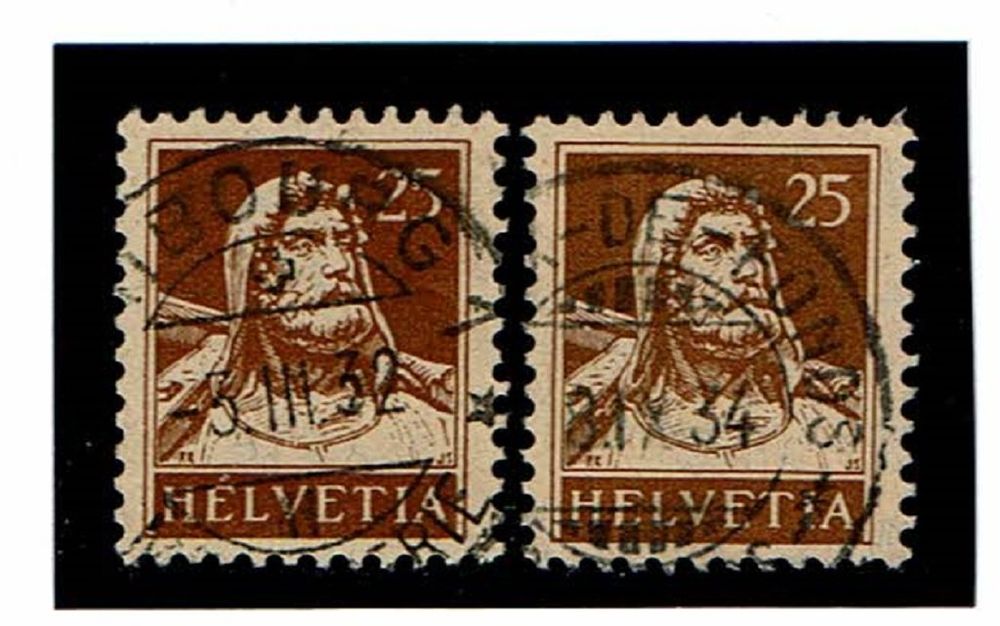 REID2/Tell 175+175z Vollstempel Fribourg 1+Chaux-de-Fonds | Kaufen auf Ricardo