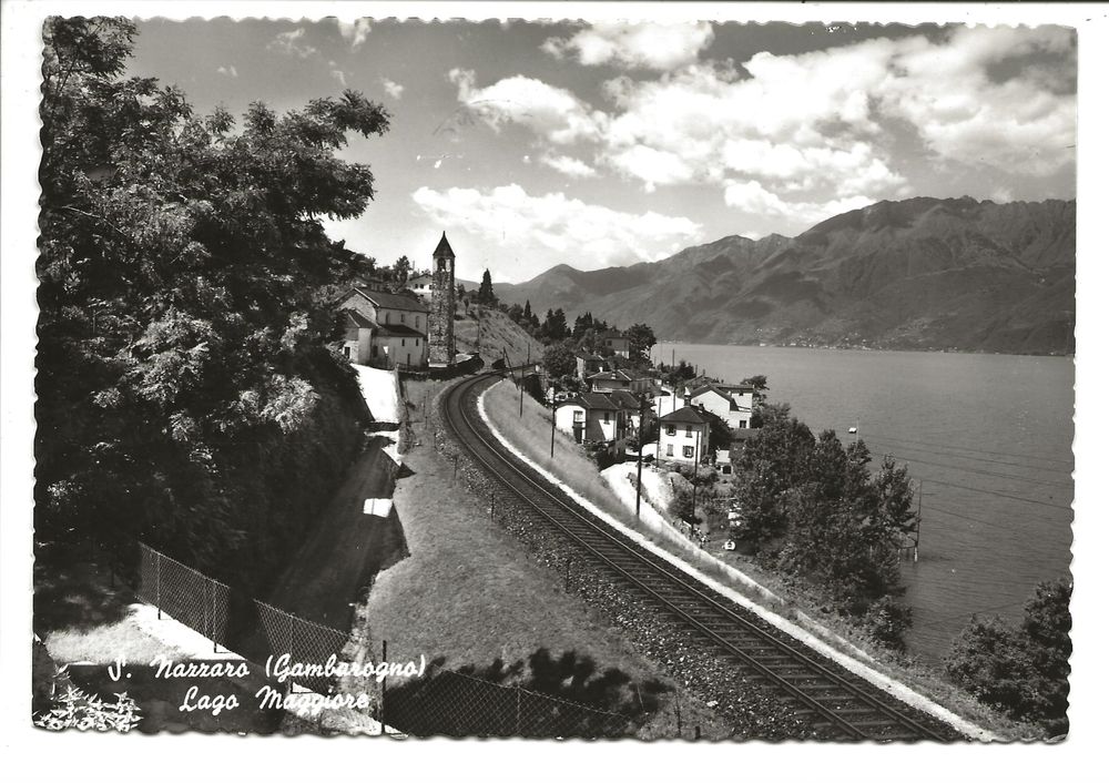 San Nazzaro - Gambarogno (TI) Lago Maggiore - Foto-AK - 1959 (Gebraucht) in Engelburg für CHF 7. ...